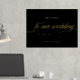 Black and Shiny Calligraphy Wedding Welcome Sign | Zazzle