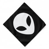 Black and White Alien Head Bandana | Zazzle