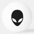 Black and White Alien Head Ping-Pong Ball | Zazzle