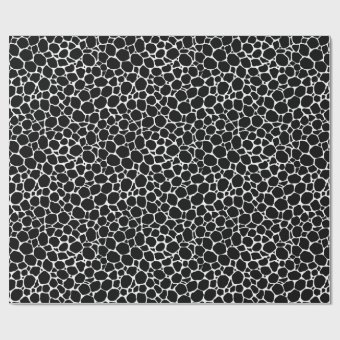 Black and White Animal Print Wrapping Paper | Zazzle