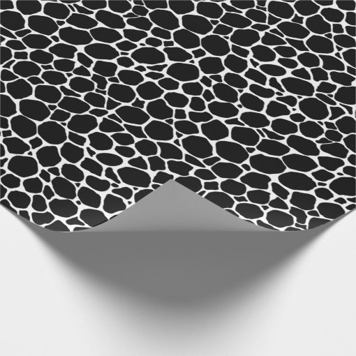 Black and White Animal Print Wrapping Paper | Zazzle