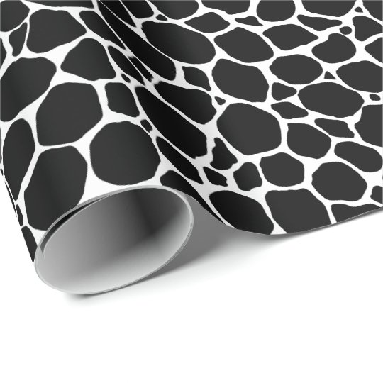 Black and White Animal Print Wrapping Paper | Zazzle.com