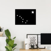 Black and White Big Dipper Poster | Zazzle