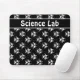 Black and White Biohazard Mousepad w/ Custom Text | Zazzle