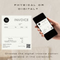 Black And White Business Invoice Sales Receipt | Zazzle