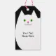 Black and White Cat Design Gift Tags | Zazzle