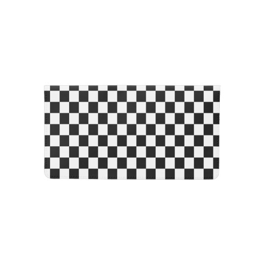Black and White Checkerboard Checkbook Cover | Zazzle.com