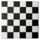 Black and White Checkered Check Pattern Ceramic Ti Ceramic Tile | Zazzle
