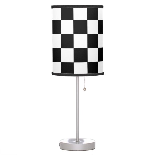 Black And White Checkered Lamps | Zazzle.com