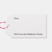 Black and White Christmas Gift Tag Sets | Zazzle