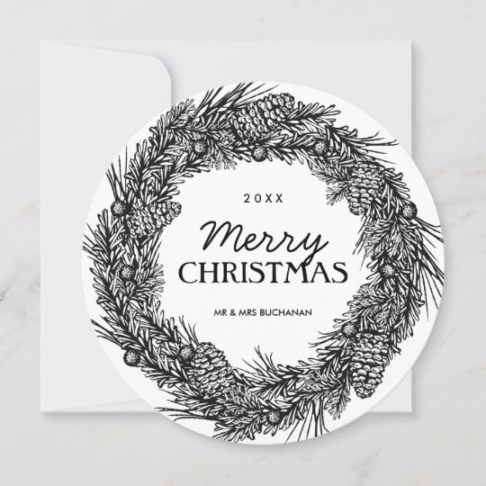 Black and White Christmas Photo Cards | Zazzle.com