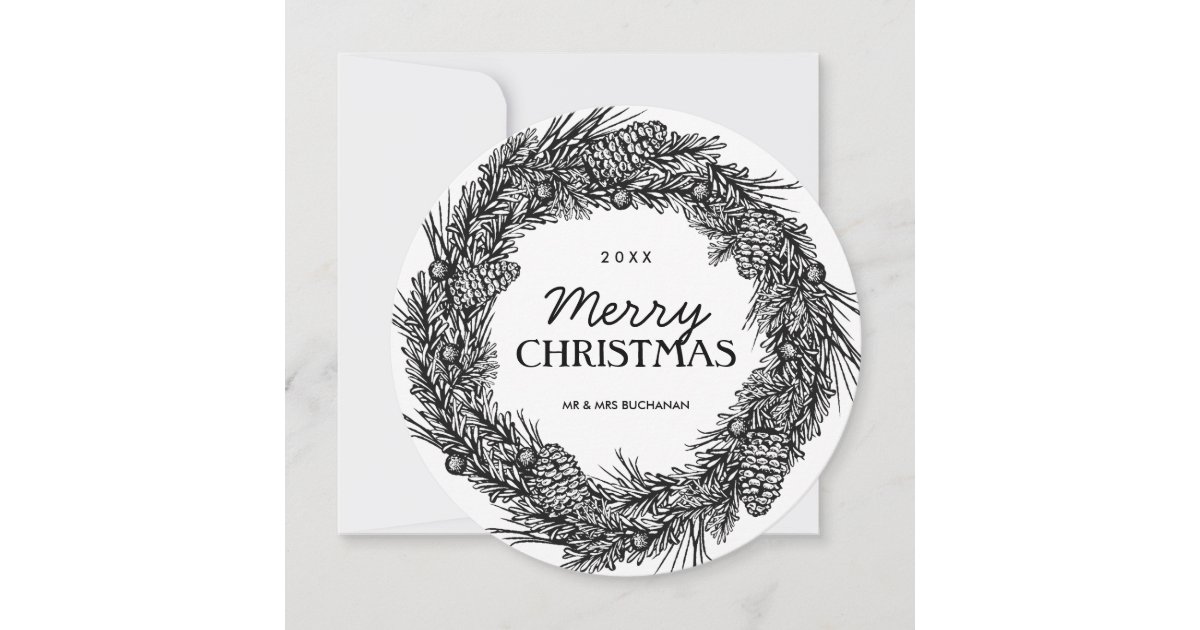 Black and White Christmas Photo Cards | Zazzle