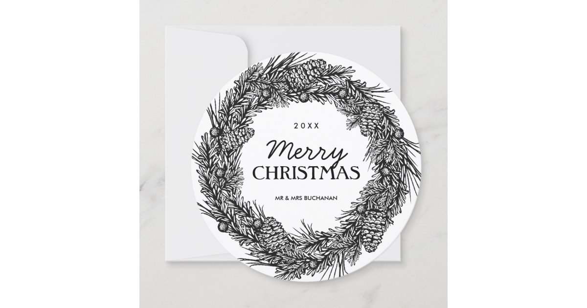 Black and White Christmas Photo Cards | Zazzle