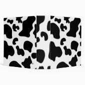 Black and White Cow print Binder | Zazzle
