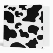 Black and White Cow print Binder | Zazzle