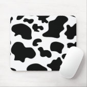 Black and White Cow print Mouse Pad | Zazzle