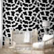 Black and White Cow Spots Wallpaper | Zazzle