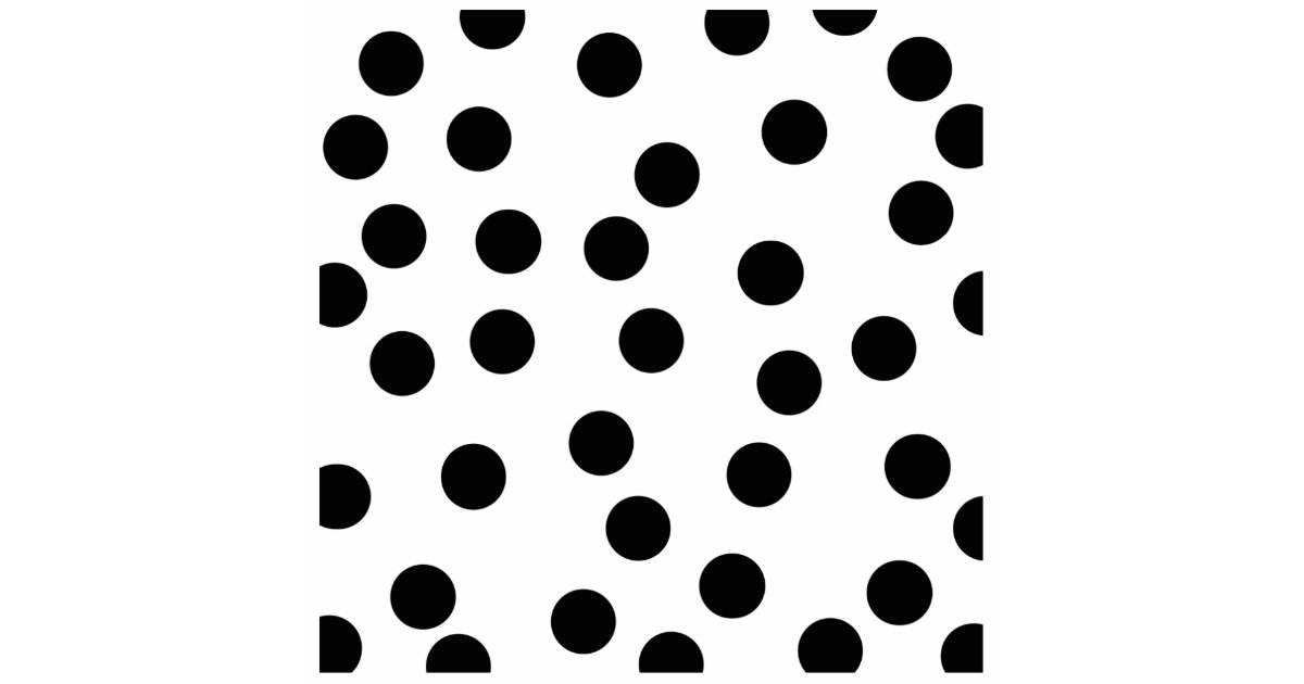 Black and White Dalmatian Spot Pattern. Cutout | Zazzle