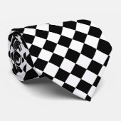 Black And White Diamond Pattern Necktie | Zazzle