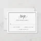Black and White Fancy Script Wedding RSVP | Photo Card | Zazzle