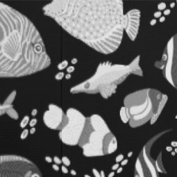 Black and White fish pattern Wallpaper | Zazzle