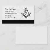 Black and White Freemason Business Cards | Zazzle