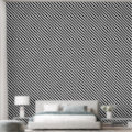 Black and White Geometric Checks | Lines Pattern Wallpaper | Zazzle
