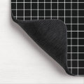 BLACK AND WHITE GRID MOUSE PAD | Zazzle
