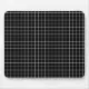 BLACK AND WHITE GRID MOUSE PAD | Zazzle