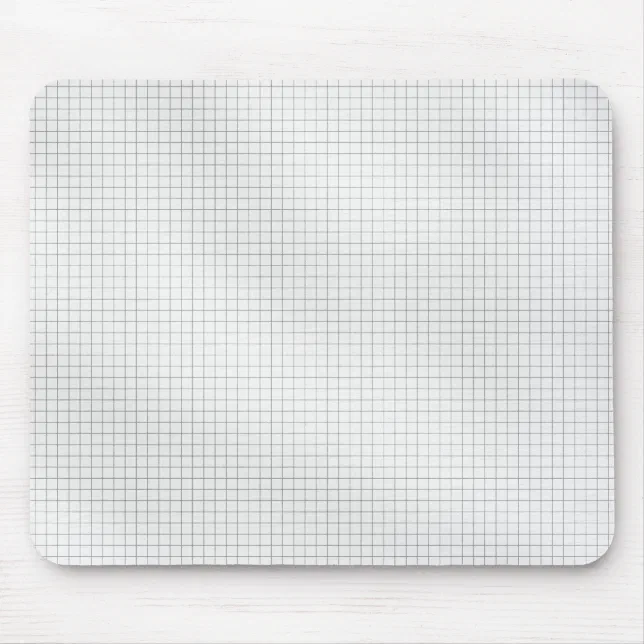 Black and White Grid Pattern on Paper Mouse Pad | Zazzle