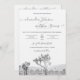 Black and white Joshua Tree Wedding Invitation | Zazzle