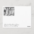 Black And White Medieval Fashions Postcard | Zazzle