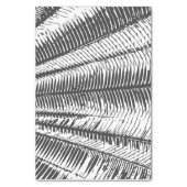 Black and White Modern Tropical Palm Fronds Tissue Paper | Zazzle