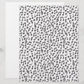 Black and white musical note music scrapbook paper | Zazzle