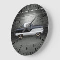 Black and White Nash Metropolitan Large Clock | Zazzle