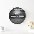 Black and White Nash Metropolitan Large Clock | Zazzle
