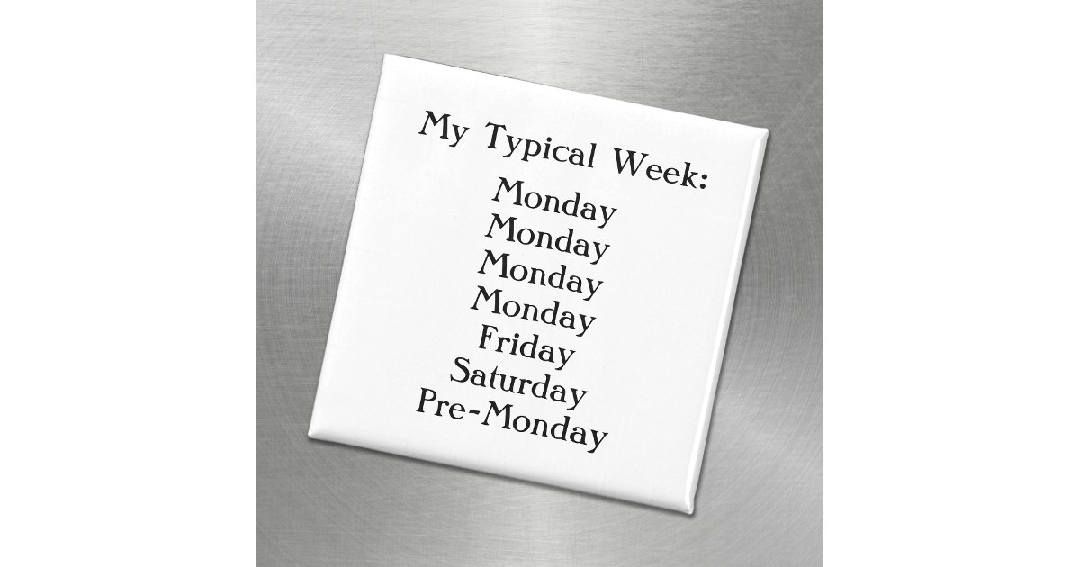 Black and White Office Humor Magnet | Zazzle