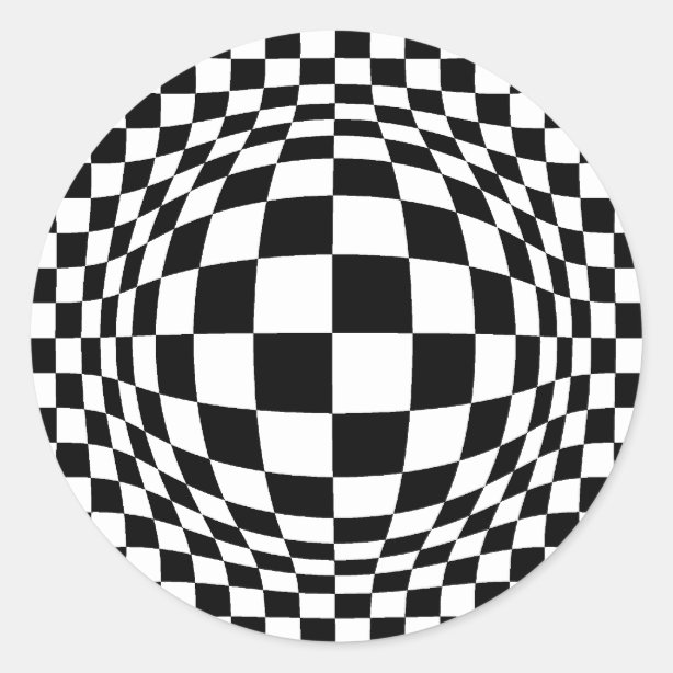Op Art Stickers | Zazzle