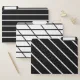 black and white pattern Striped Polka dots Chevron File Folder | Zazzle