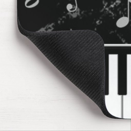 Black and White Piano Music Mouse Pad | Zazzle