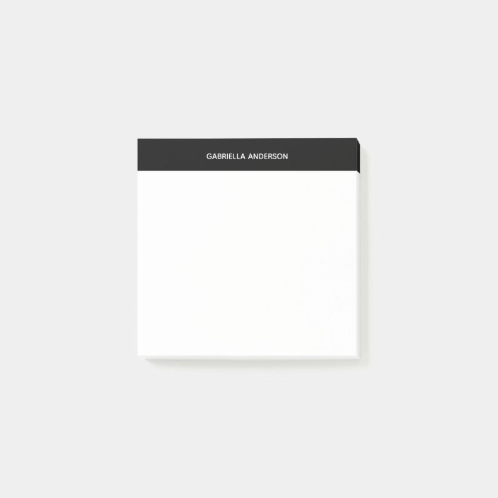 Black and White Post-it Notes | Zazzle.com
