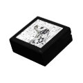 Black and White Spotty Dalmatian Dog Gift Box | Zazzle