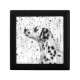 Black and White Spotty Dalmatian Dog Gift Box | Zazzle
