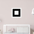 Black and White Square Design. Poster | Zazzle