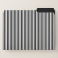 Black and White Striped File Folder | Zazzle