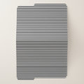 Black and White Striped File Folder | Zazzle