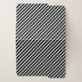 Black and White Striped Polka Dot File Folder | Zazzle