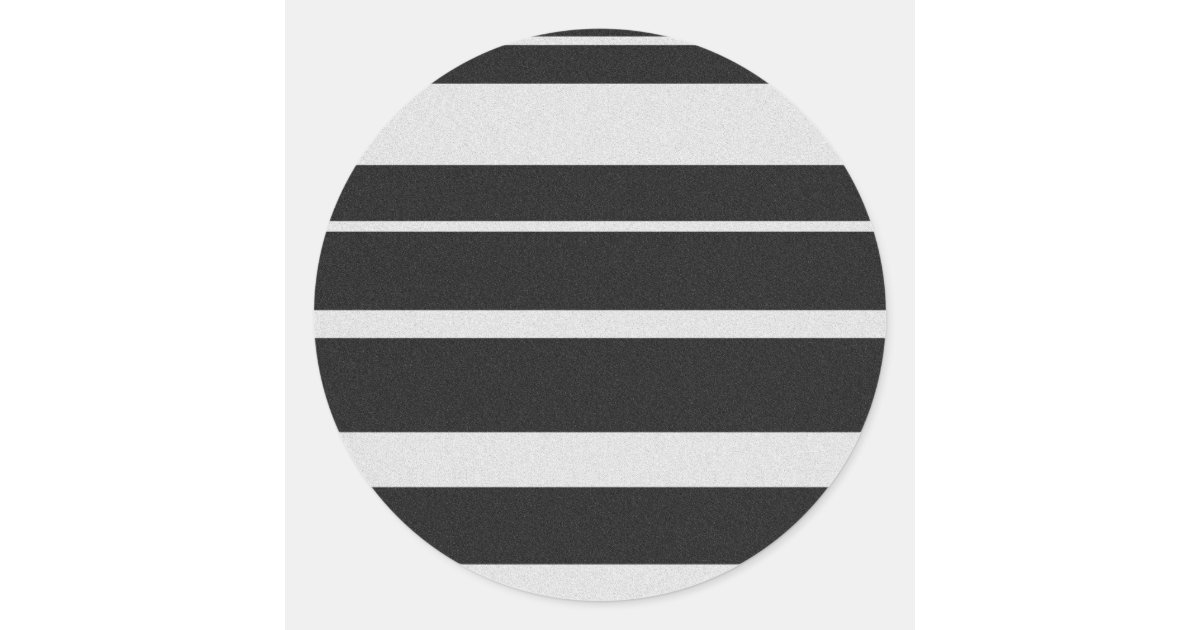 Black and White Striped Stickers | Zazzle