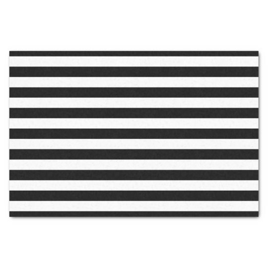 Black and White Striped Tissue Paper | Zazzle.com