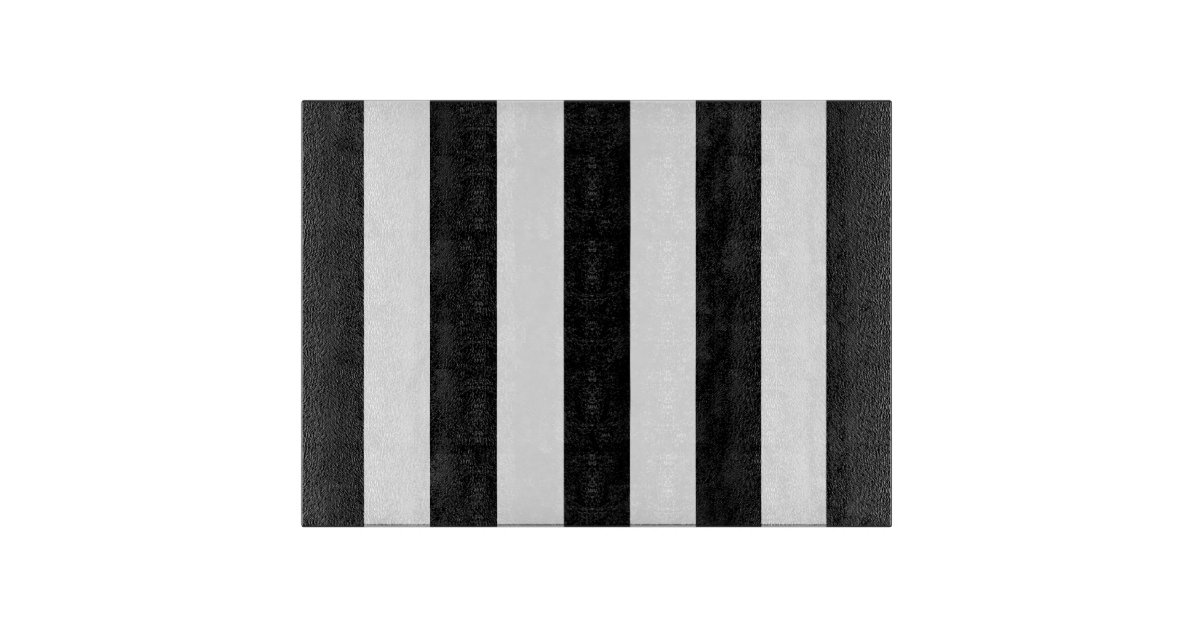 Black and White Stripes, Striped Pattern, Lines Cutting Board | Zazzle